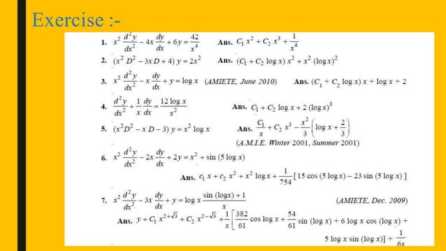 Higher Order Differential Equation Pptx Programming Languages Computing