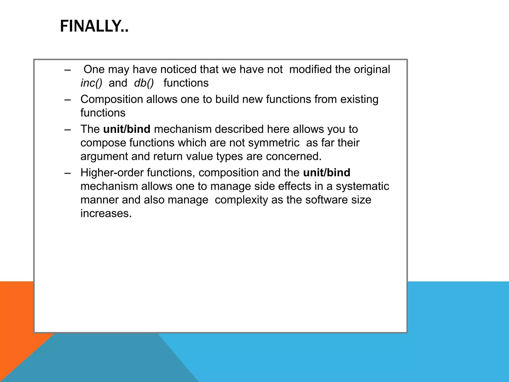 Function composition in Javascript | PPT