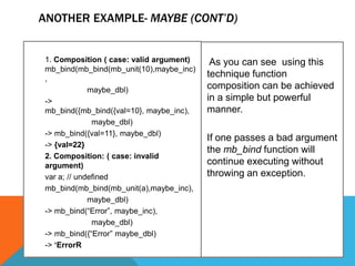 Function composition in Javascript | PPTX