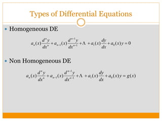 Higher order ODE with applications | PPTX