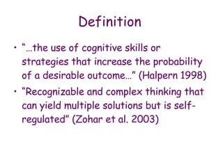 Higherorderthinking | PPT