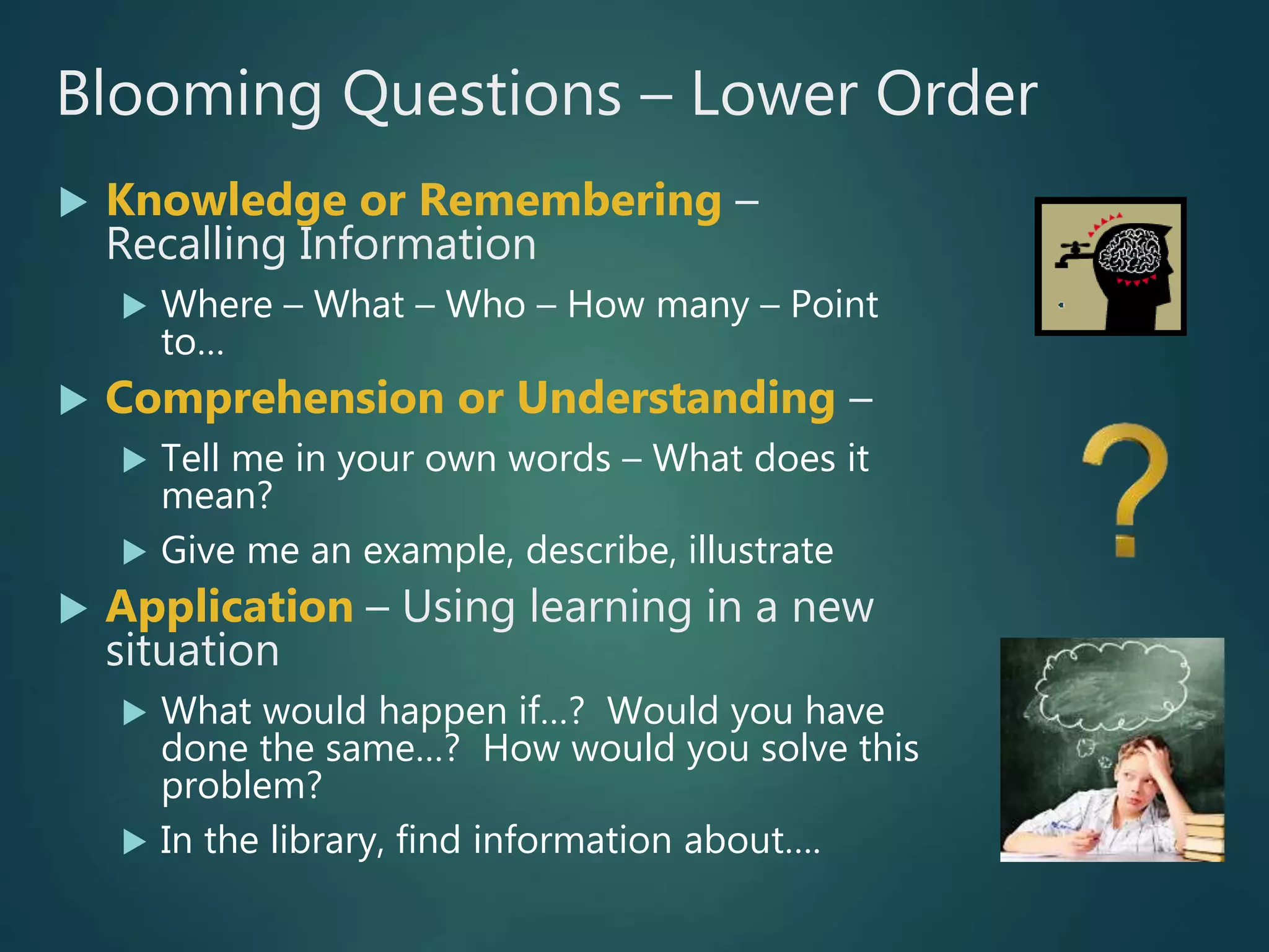Higher Order Thinking (HOTs) | PPTX