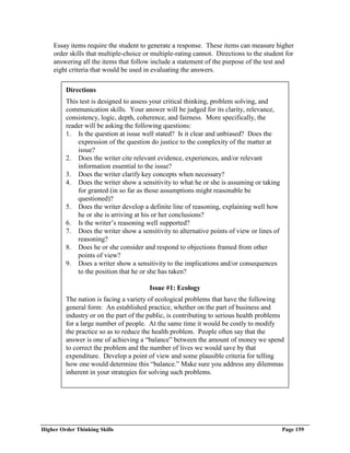Higher order thinking_skills | PDF