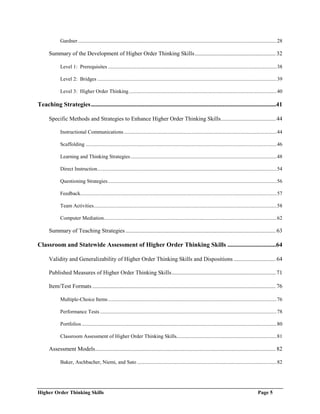 Higher order thinking_skills | PDF