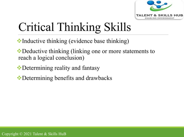 How to Develop Higher Order Thinking Skills in the Classroom | PPT ...