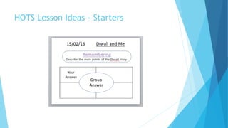 Higher order thinking skills presentation | PPTX