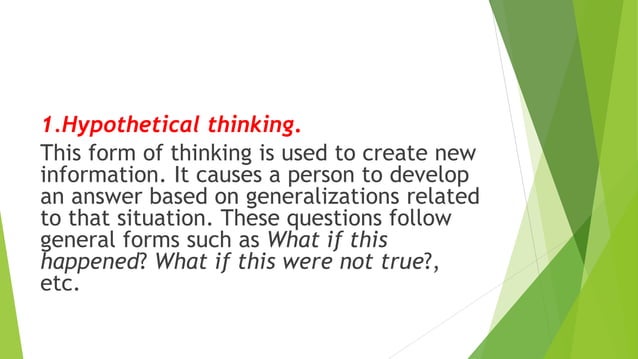 Higher order thinking skills question in teaching | PPTX | Educational ...