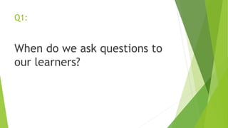 Higher order thinking skills question in teaching | PPTX