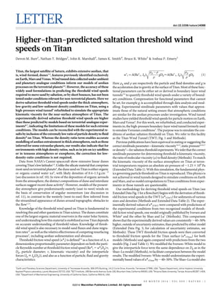 Higher than predicted_saltation_threshold_wind_speeds_on_titan | PDF ...