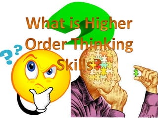 Higher thinking | PPT