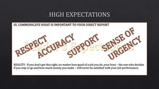 High expectations ppt | PPTX