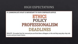 High expectations ppt | PPT