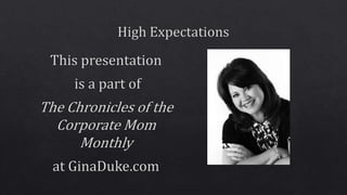 High expectations ppt | PPTX