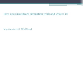 High fidelity simulation for healthcare education iii | PPTX