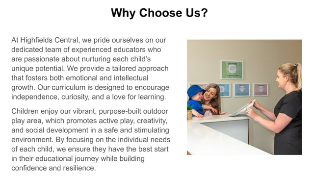 Highfields Kindergarten Childcare Centre.pptx
