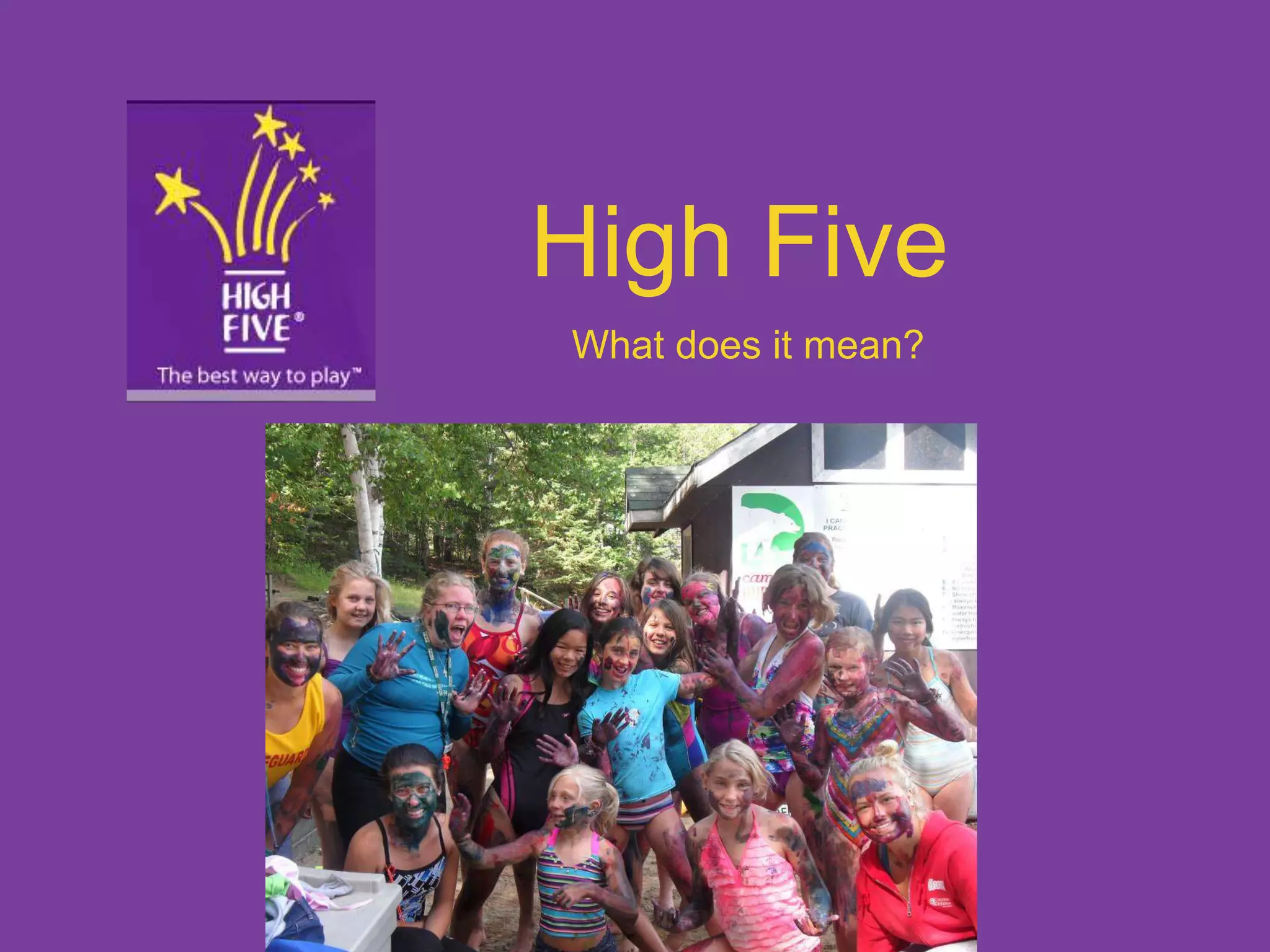 Camp Huronda High Five Presentation | PPTX
