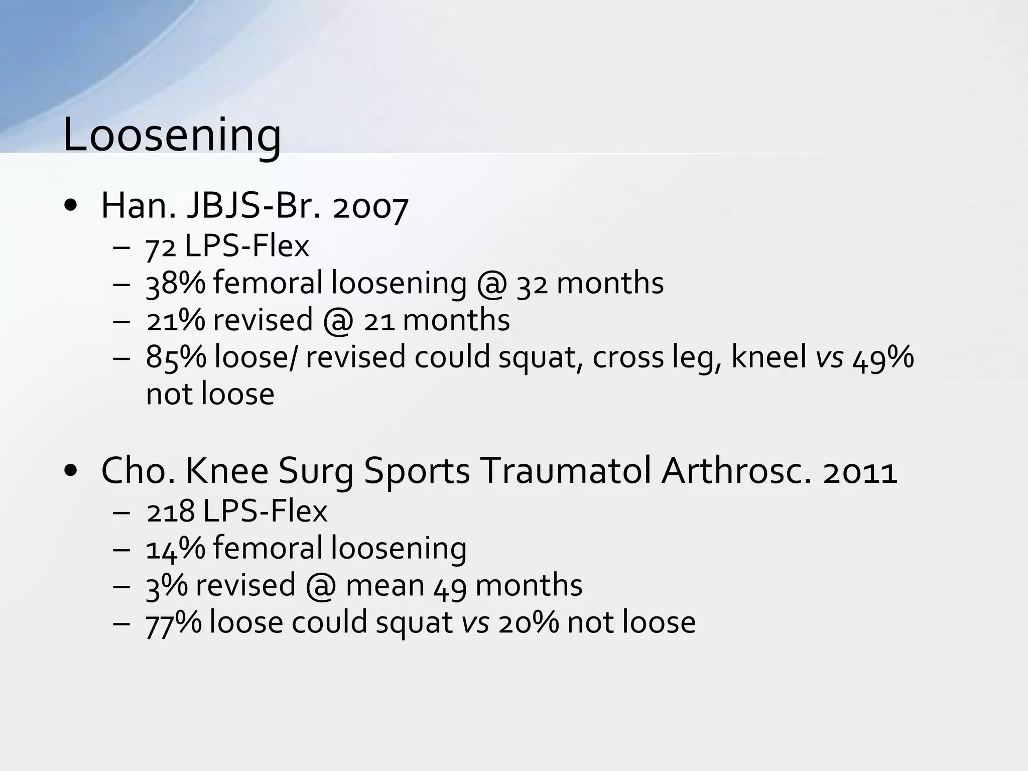 High flexion TKR overview | PPTX