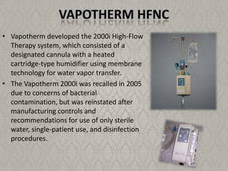 High flow nasal cannula (hfnc) by Tarfa Al-Sabhan | PPTX