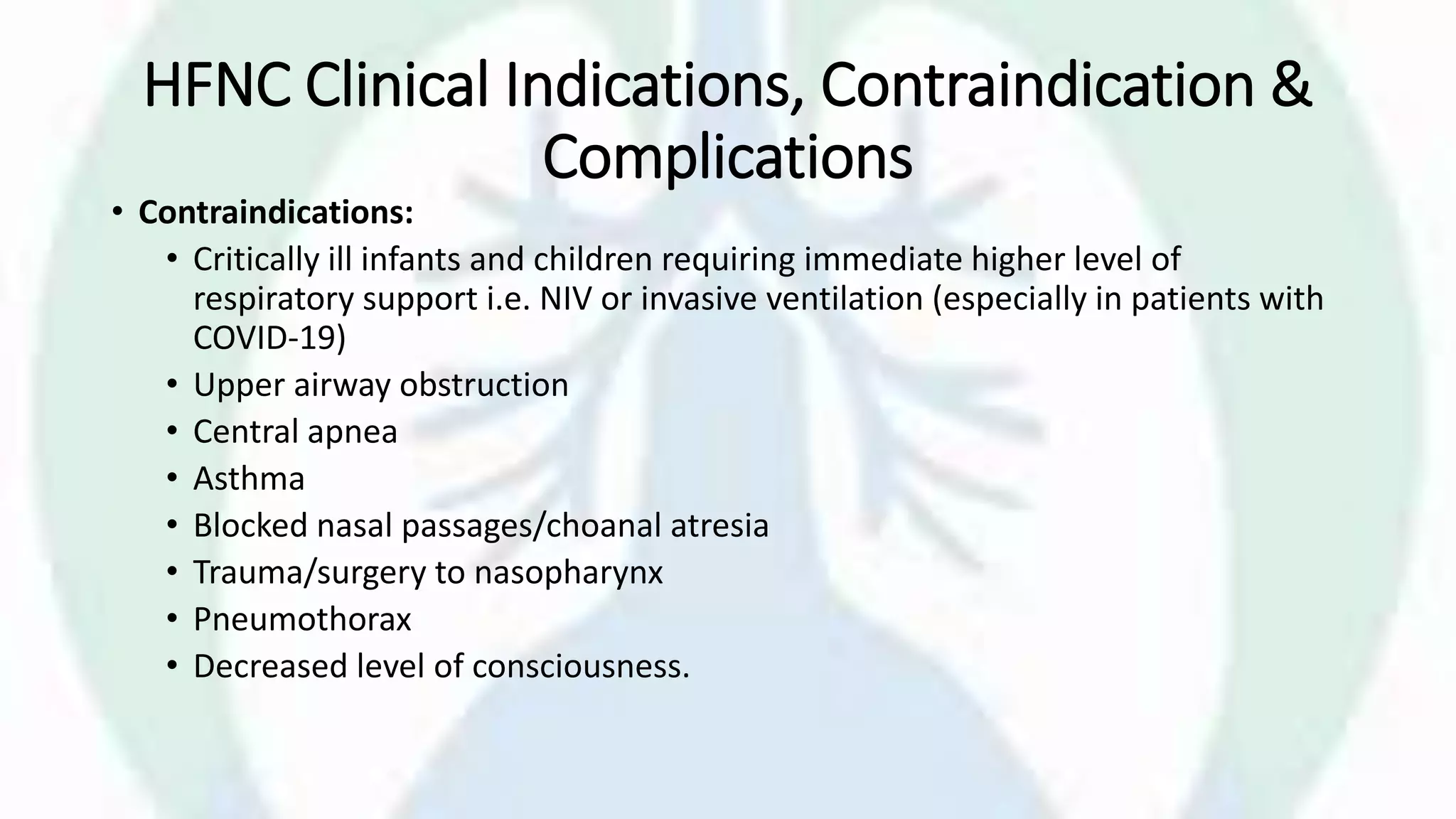 High flow nasal cannula (hfnc) linkden | PPTX