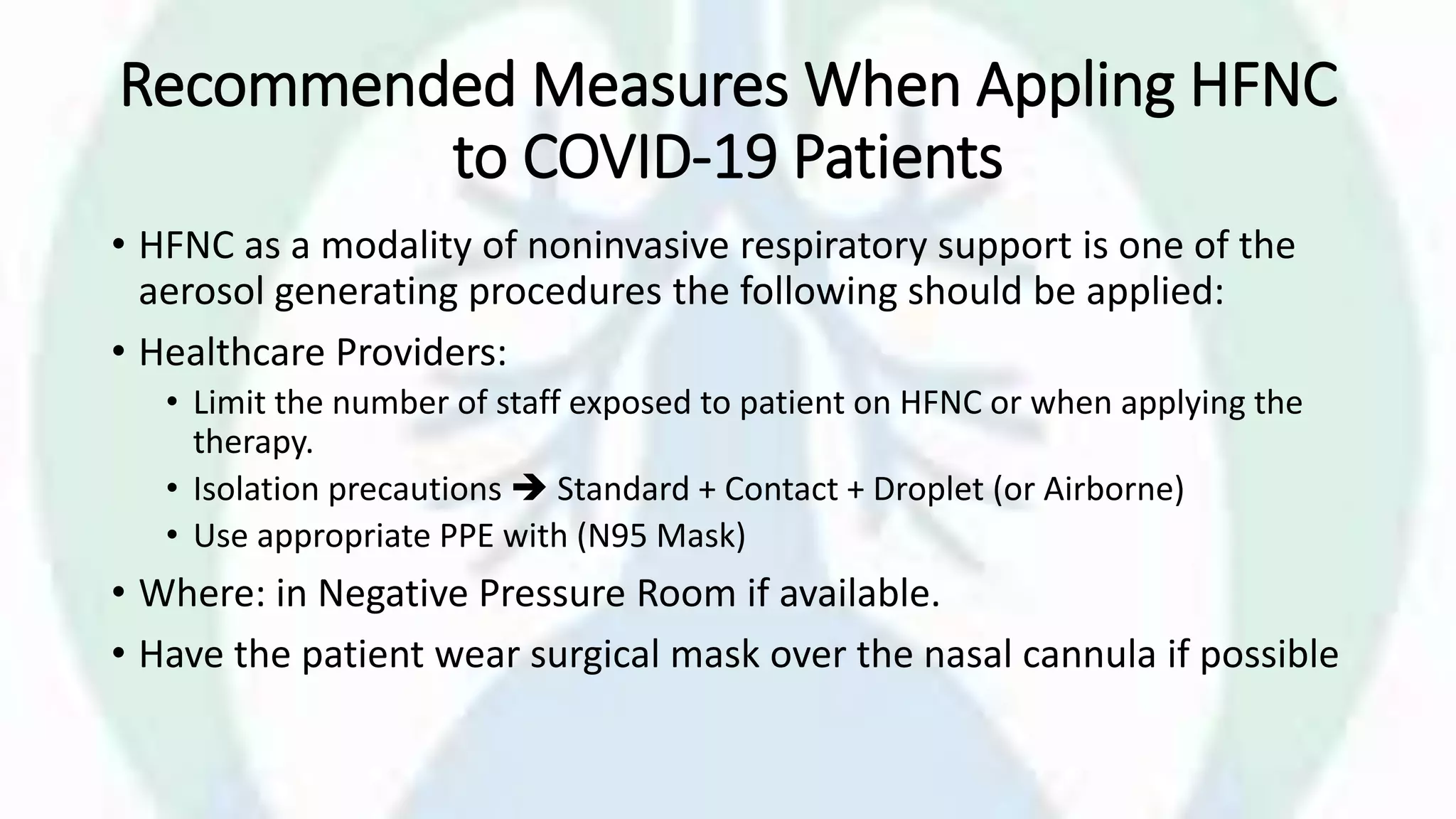 High flow nasal cannula (hfnc) linkden | PPTX