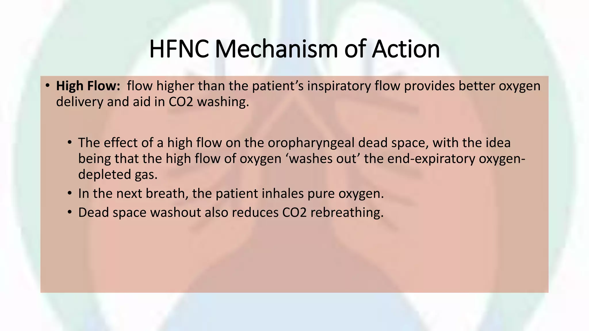 High flow nasal cannula (hfnc) linkden | PPTX
