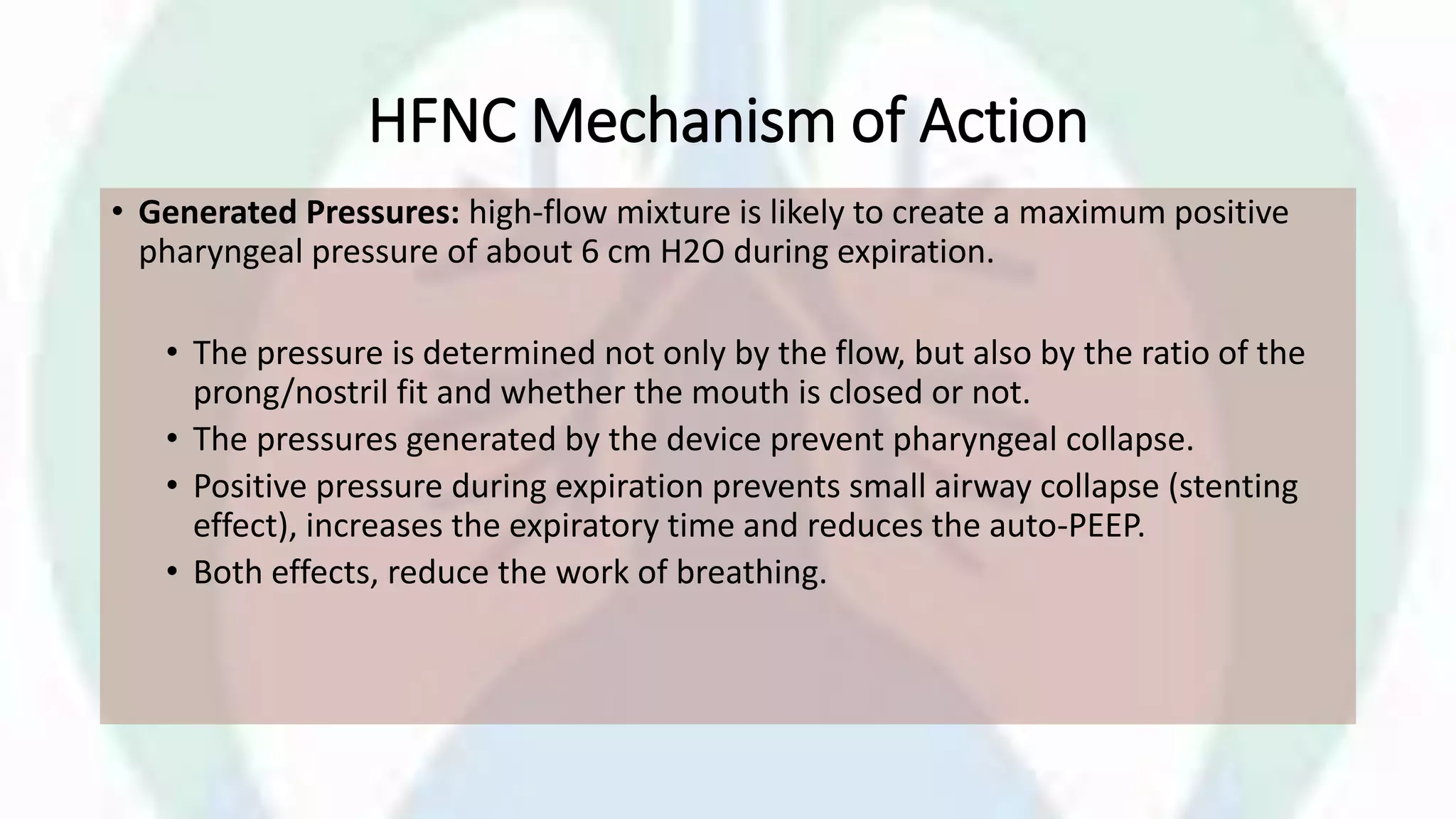 High flow nasal cannula (hfnc) linkden | PPTX