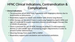 High flow nasal cannula (hfnc) linkden | PPTX