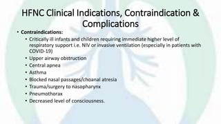 High flow nasal cannula (hfnc) linkden | PPTX
