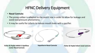 High flow nasal cannula (hfnc) linkden | PPTX