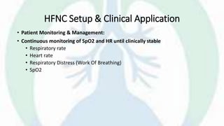 High flow nasal cannula (hfnc) linkden | PPTX