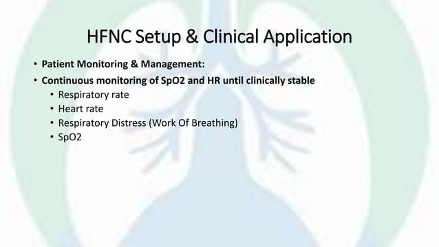 High flow nasal cannula (hfnc) linkden | PPTX | Ear, Nose and Throat ...