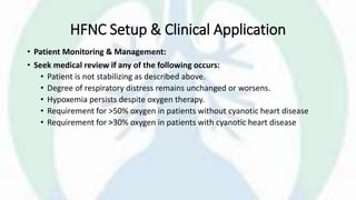 High flow nasal cannula (hfnc) linkden | PPTX