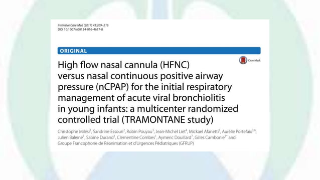 High flow nasal cannula (hfnc) linkden | PPTX | Ear, Nose and Throat ...