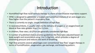 High flow nasal cannula (hfnc) linkden | PPTX