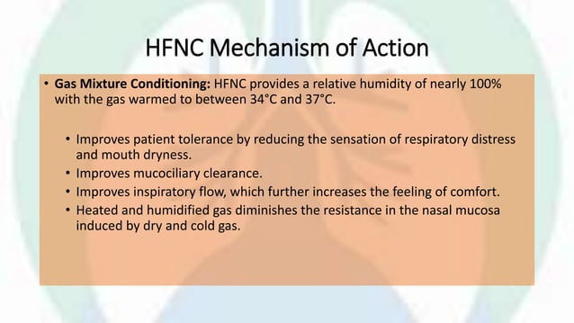 High flow nasal cannula (hfnc) linkden | PPTX | Ear, Nose and Throat ...