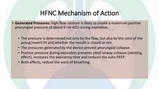 High flow nasal cannula (hfnc) linkden | PPTX