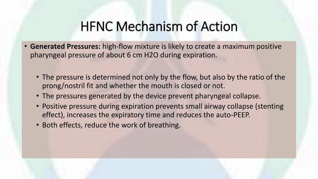High flow nasal cannula (hfnc) linkden | PPTX | Ear, Nose and Throat ...