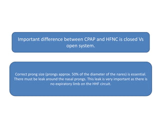 High flow nasal cannula in neonataes | PPTX