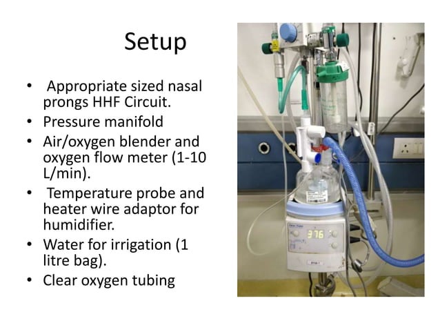 High flow nasal cannula in neonataes