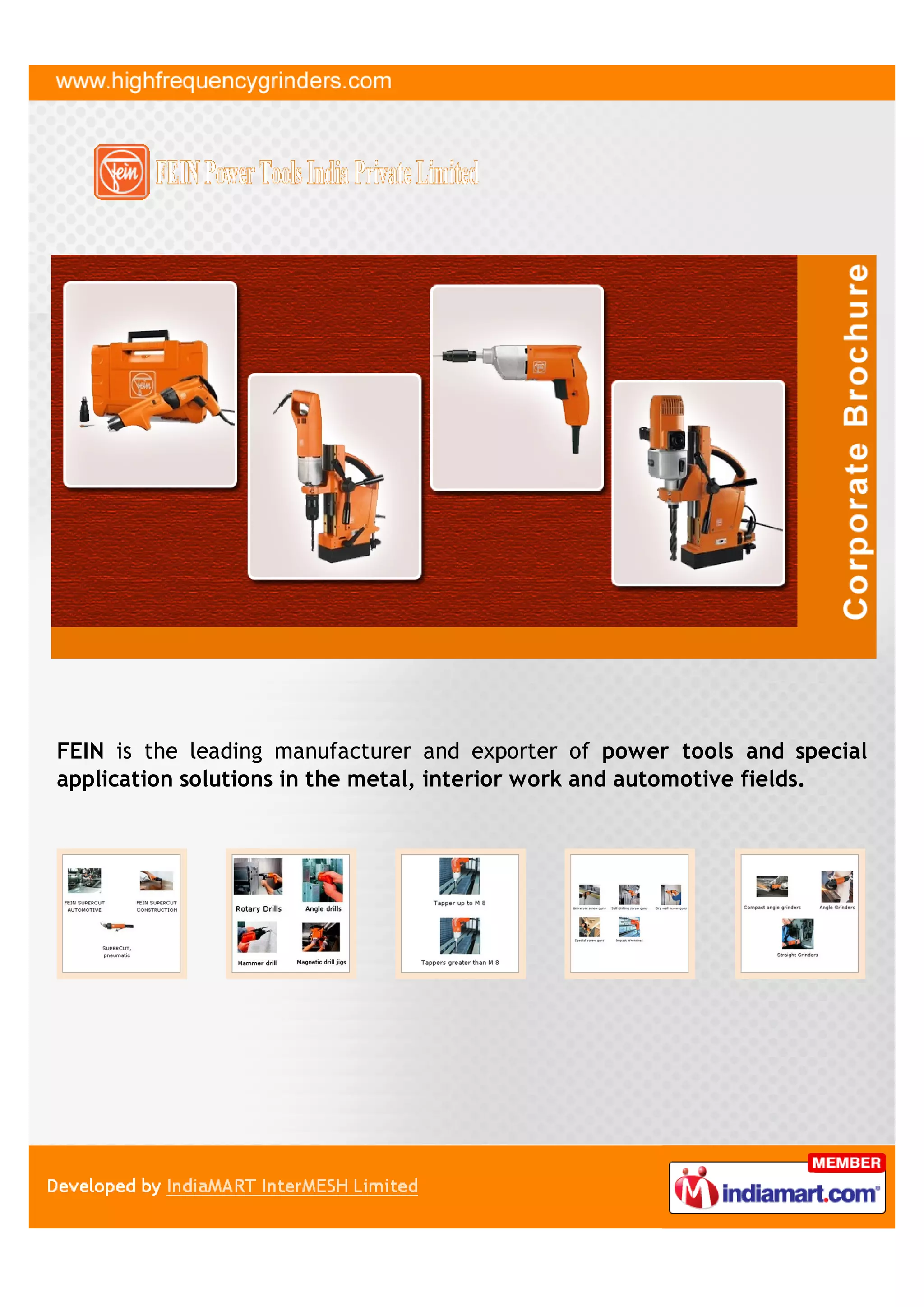 Fein Power Tools India Private Limited, Chennai, Industrial Power Tools ...