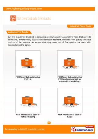 Fein Power Tools India Private Limited, Chennai, Industrial Power Tools ...