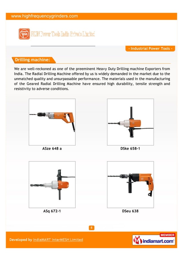 Fein Power Tools India Private Limited, Chennai, Industrial Power Tools ...