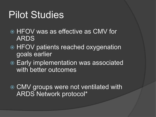 High Frequency Oscillatory Ventilation | PPTX