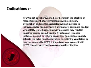High frequency oscillatory ventilation | PPTX