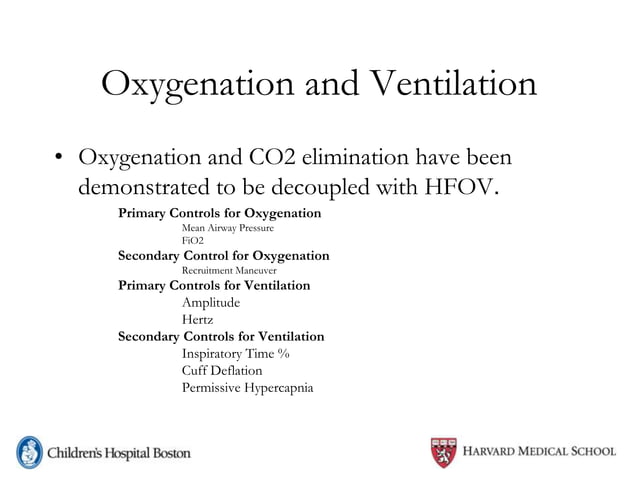 HFOV Gas Exchange | PPT