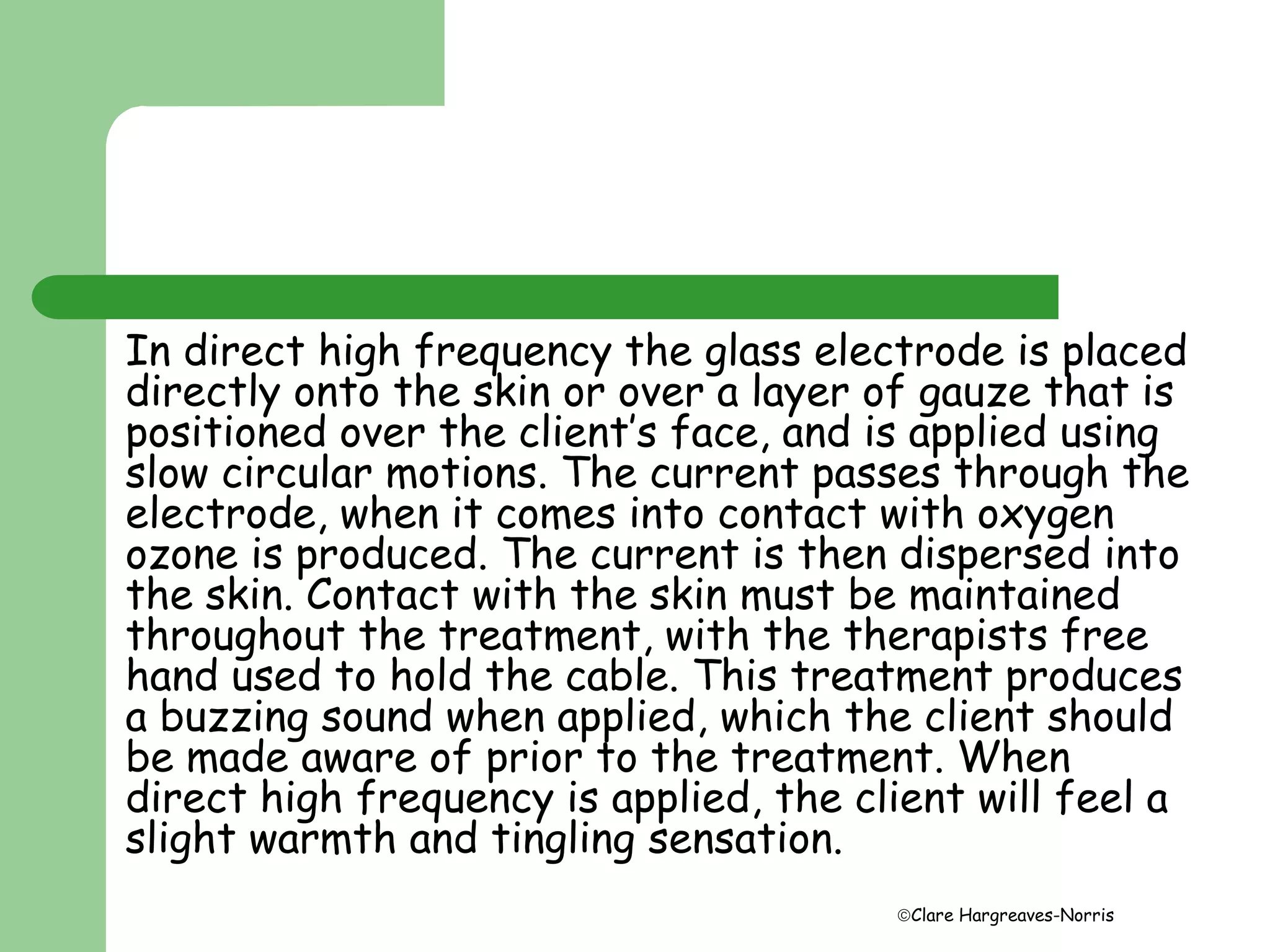 High frequency Treatment | PPTX