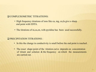 High Frequency Titrations | PPTX