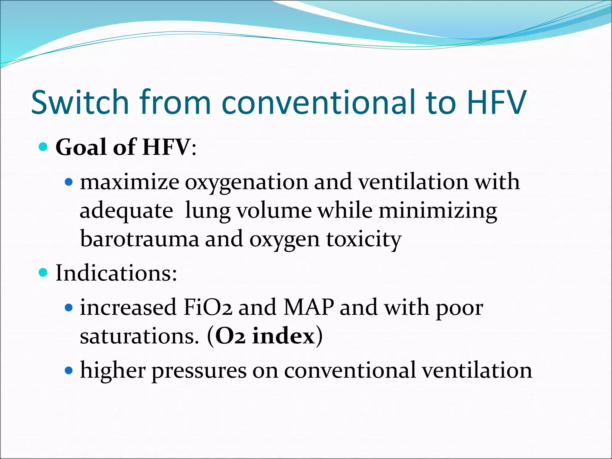 High frequency ventilation.ppt