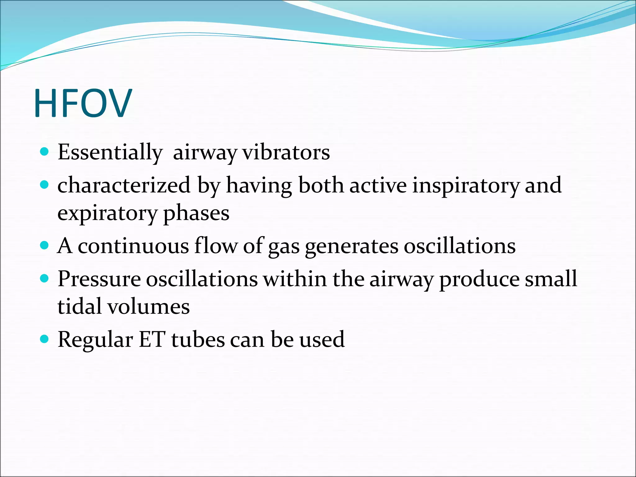 High frequency ventilation.ppt