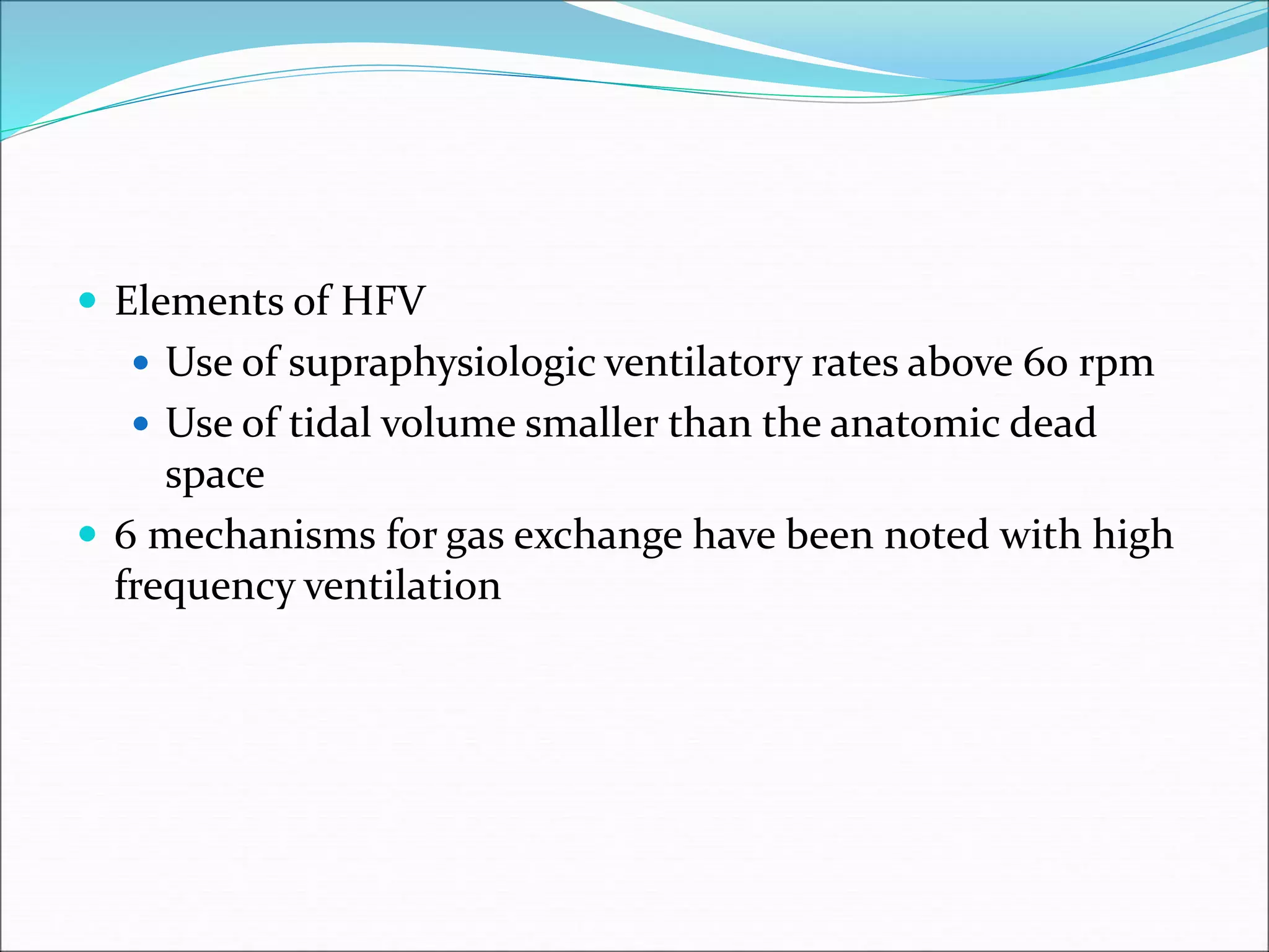 High frequency ventilation.ppt